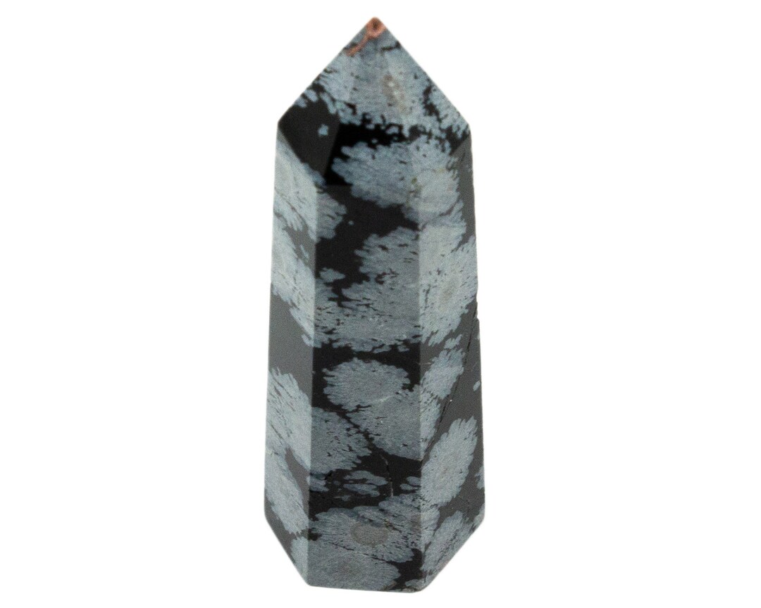 Snowflake Obsidian Tower (2.75-3.25″)|snowflake Obsidian Point|obsidian ...