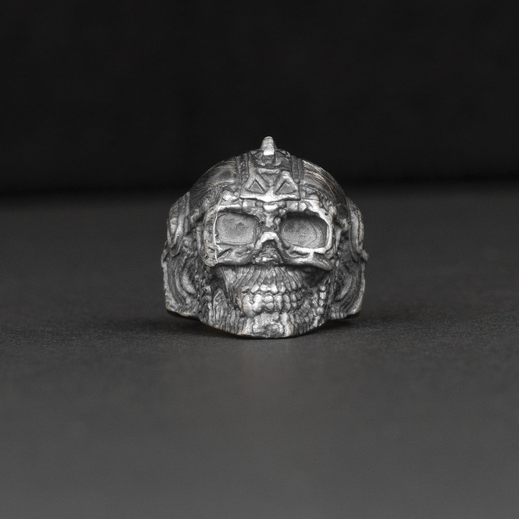 Skull Handmade Sterling Silver Men Biker Ring Silver Skull - Etsy