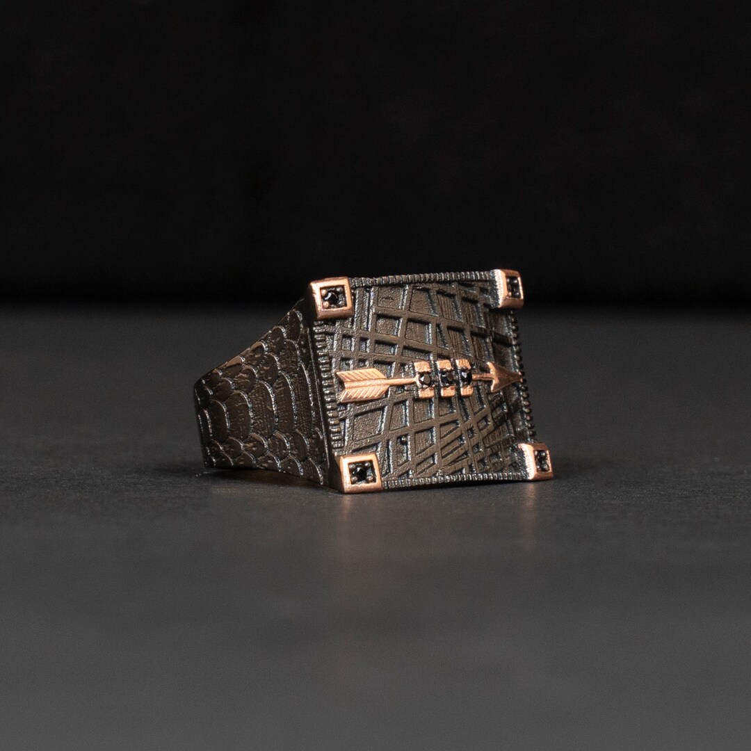 Mens Handmade Ring, Turkish Handmade Silver Men Ring, Modern Men Ring ...