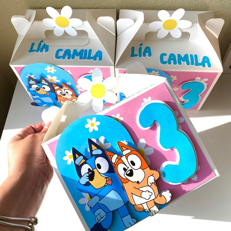 Bluey Favor Boxes (12ct) - Etsy
