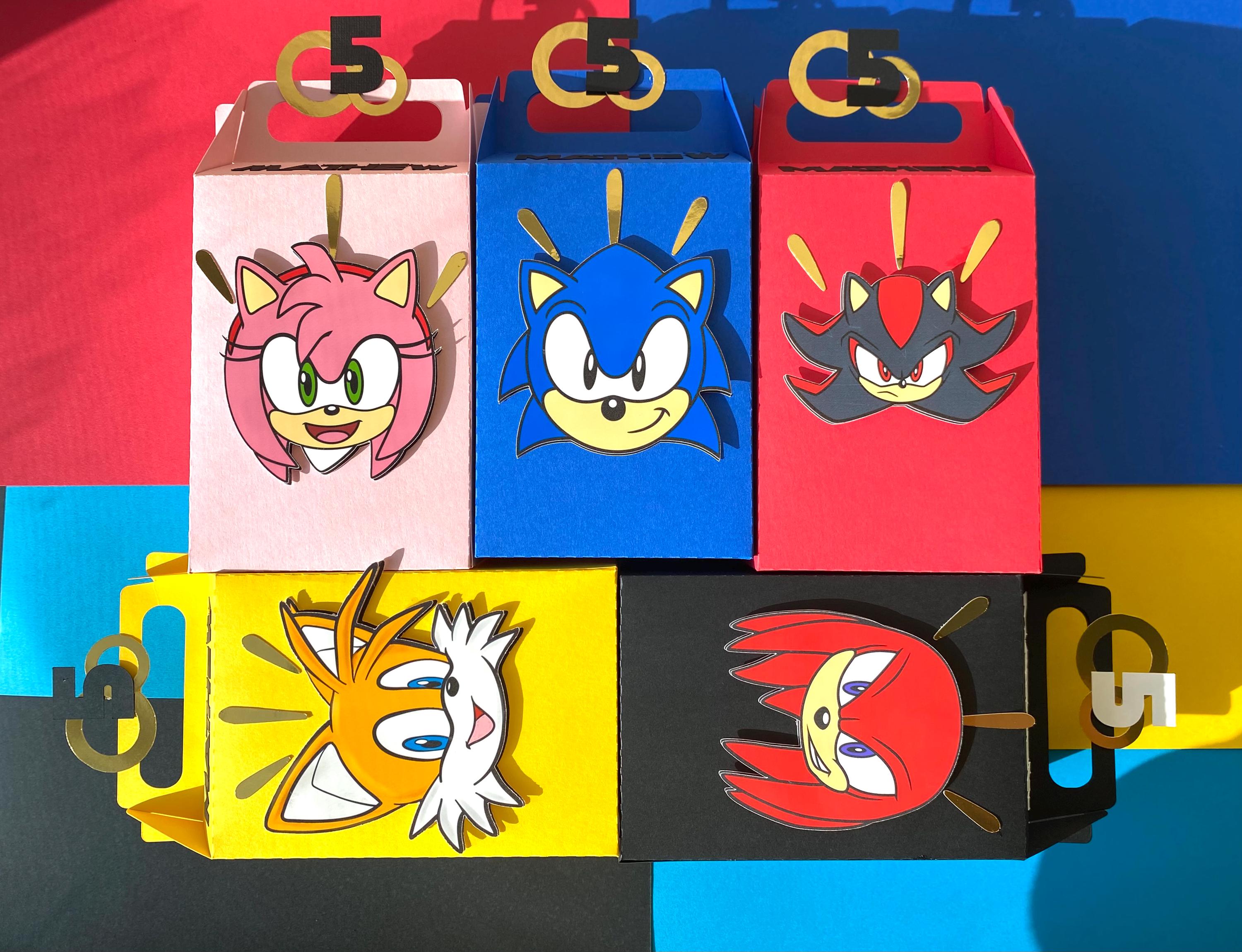 Custom Sonic Favor Boxes (10 Cant) Sonic Candy Box, Sonic Party ...