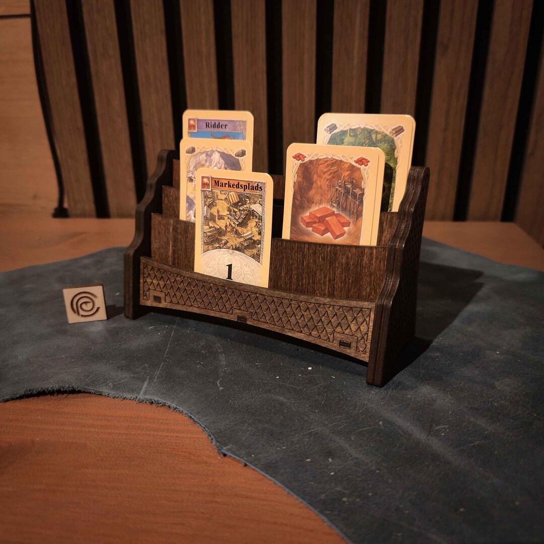 Catan Card Holder - Wood - Tabletop - Board Games - Etsy