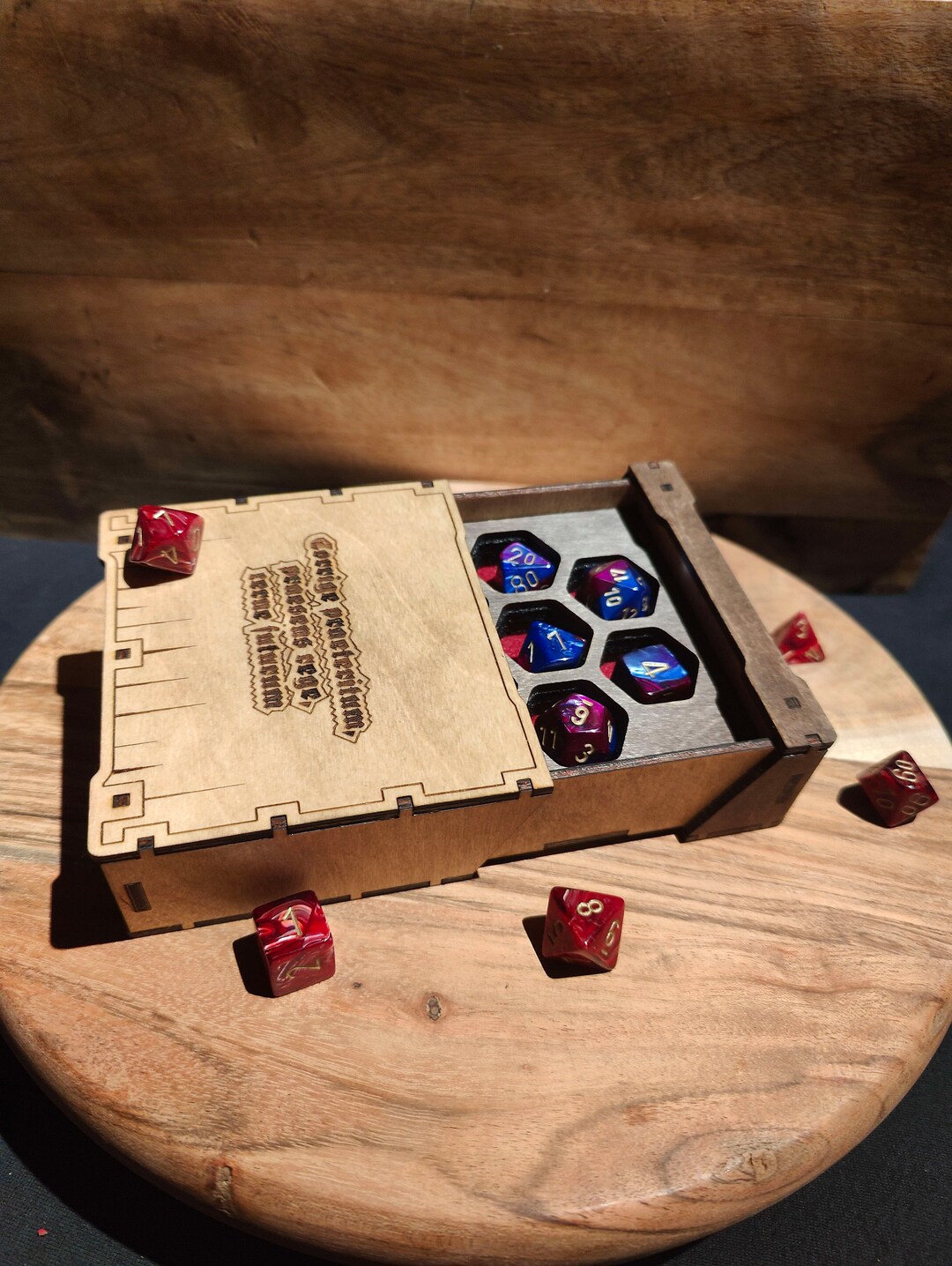 Sliding Dice Box - RPG / D&D / TABLETOP - Etsy