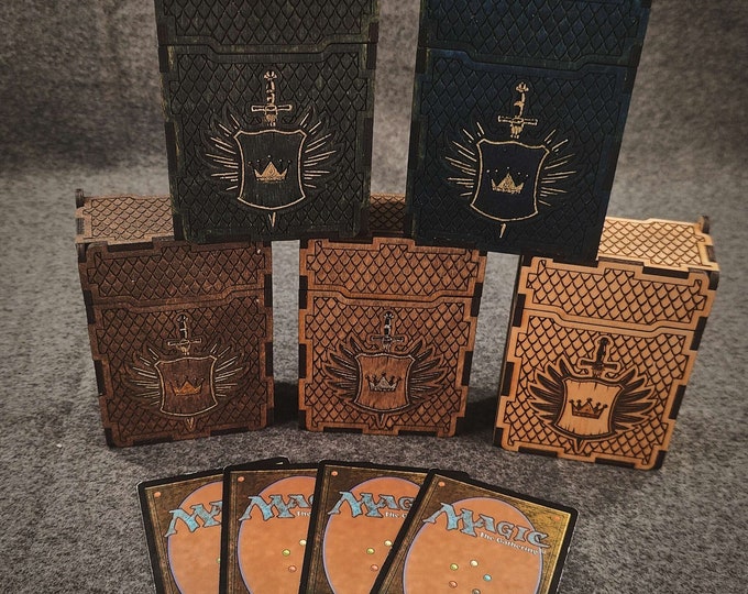 Card Box - Tabletop - D&D - Magic - Playing Cards - Etsy