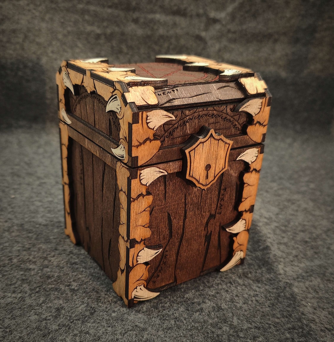 Monster Card Box - Storage Box - MTG Card Box - Mimic - Etsy