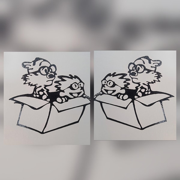 Calvin Pee on Decal - Etsy