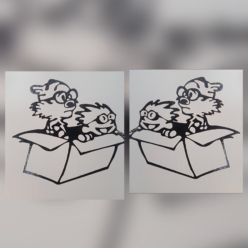 Calvin Pee on Decal - Etsy