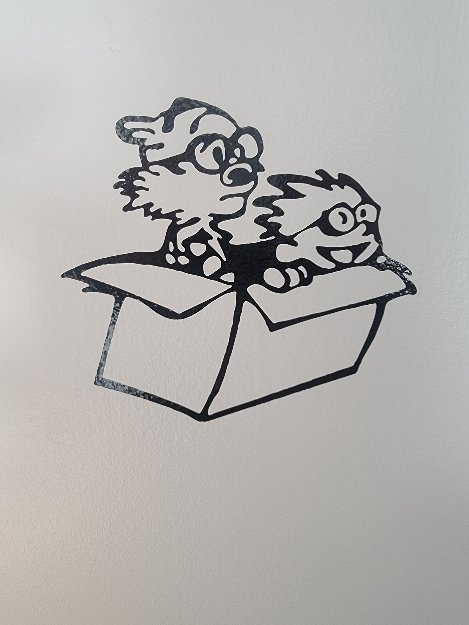 Calvin and Hobbes Decal - Etsy