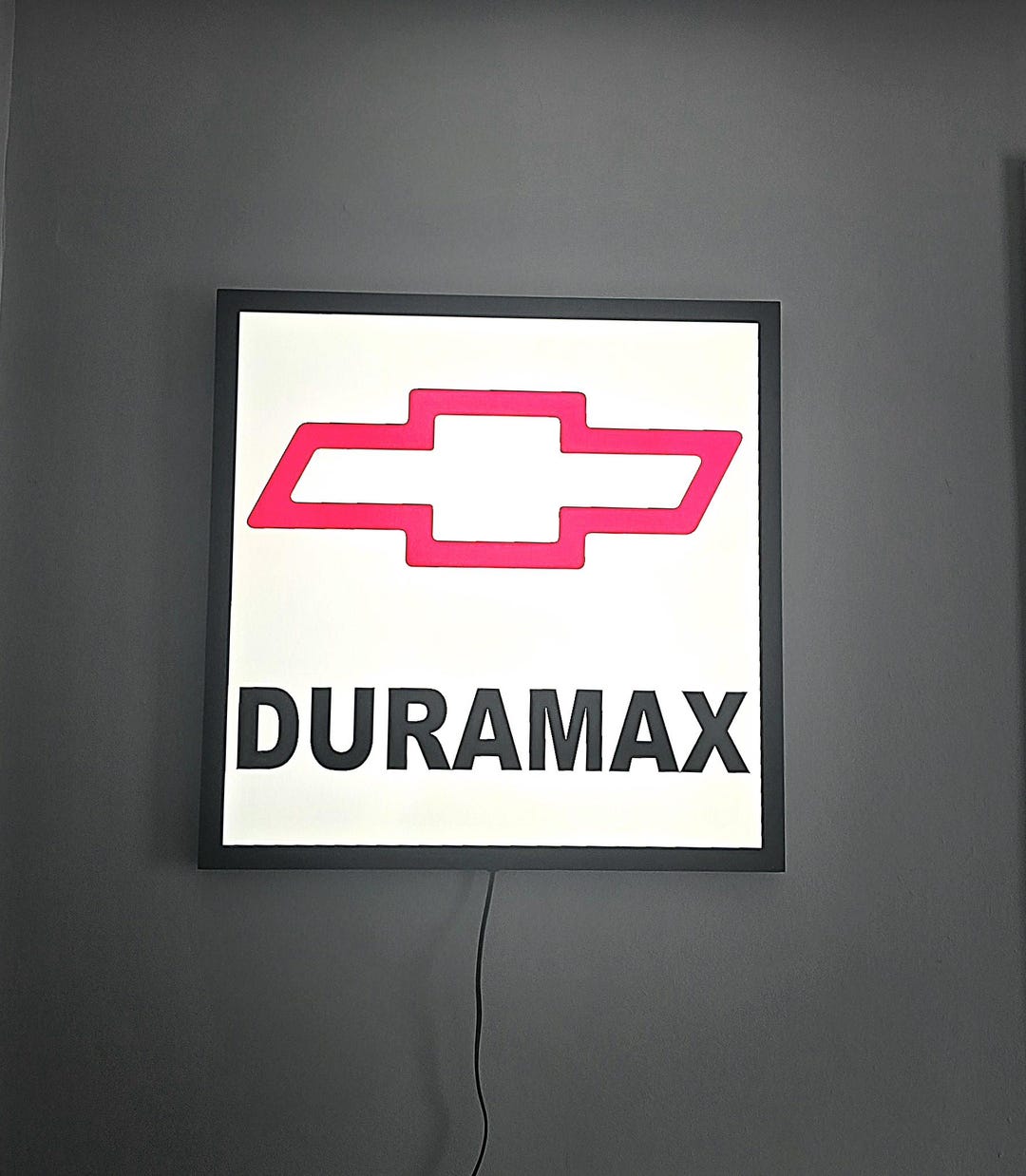Chevy Duramax Wall Art Led Sign - Etsy