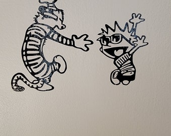 Calvin and Hobbes Vinyl Decals - Etsy