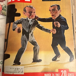 Vintage Original Life Magazine Front Cover Baird Puppets Parody Jack ...
