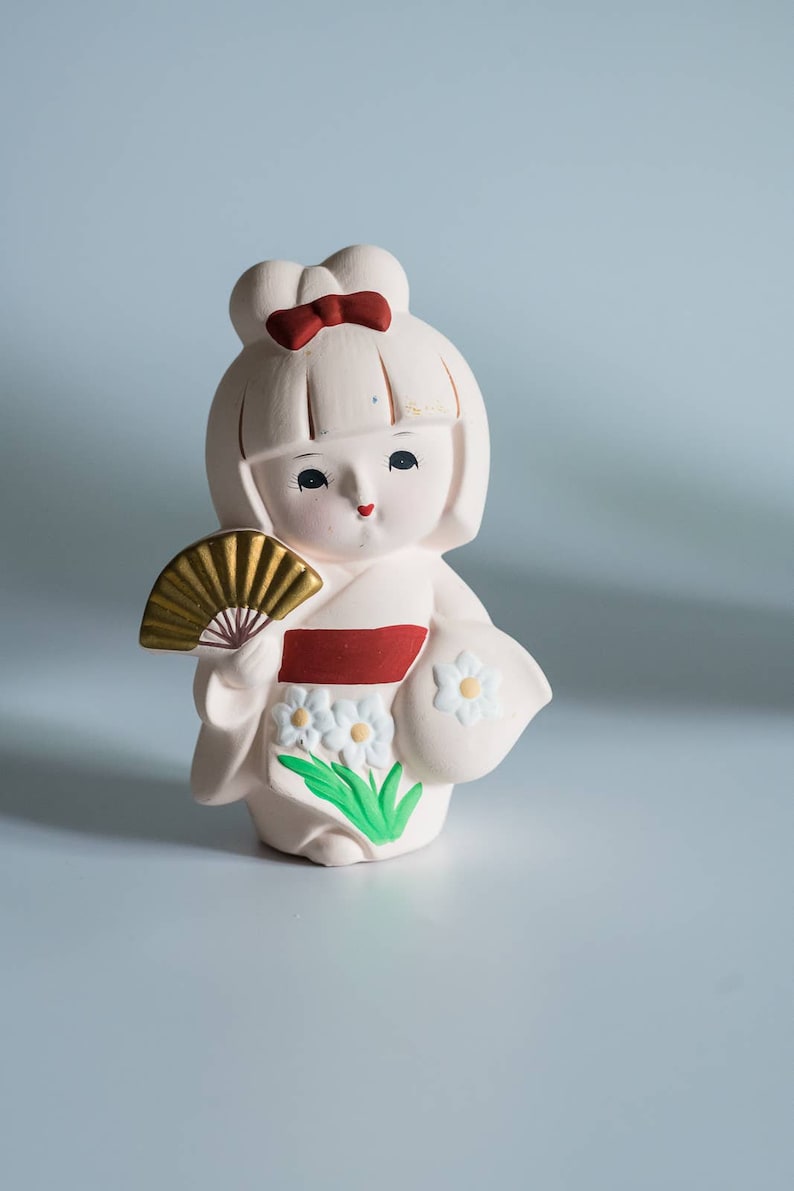 Vintage Japanese Porcelain Bisque Hakata Dolls - Set of 4 - Toyo ...