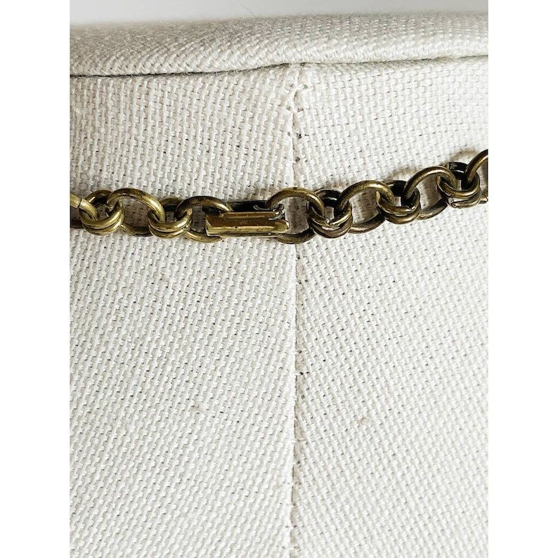Vintage Gold Tone Sorrelli Cameo Choker With Faux Baroque Pearls and ...
