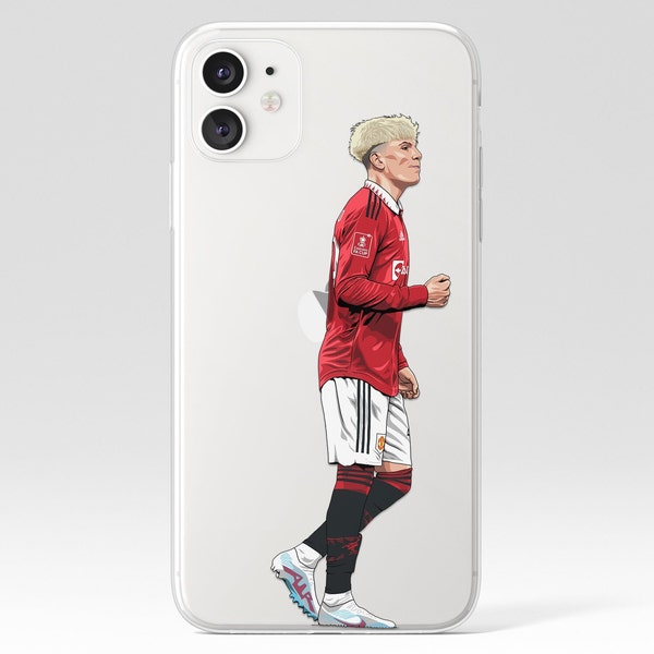 Manchester United Garnacho iPhone Case - Etsy Australia