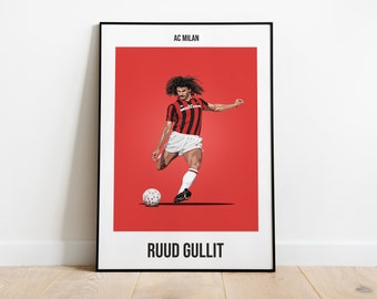 Ruud Gullit Poster | Etsy