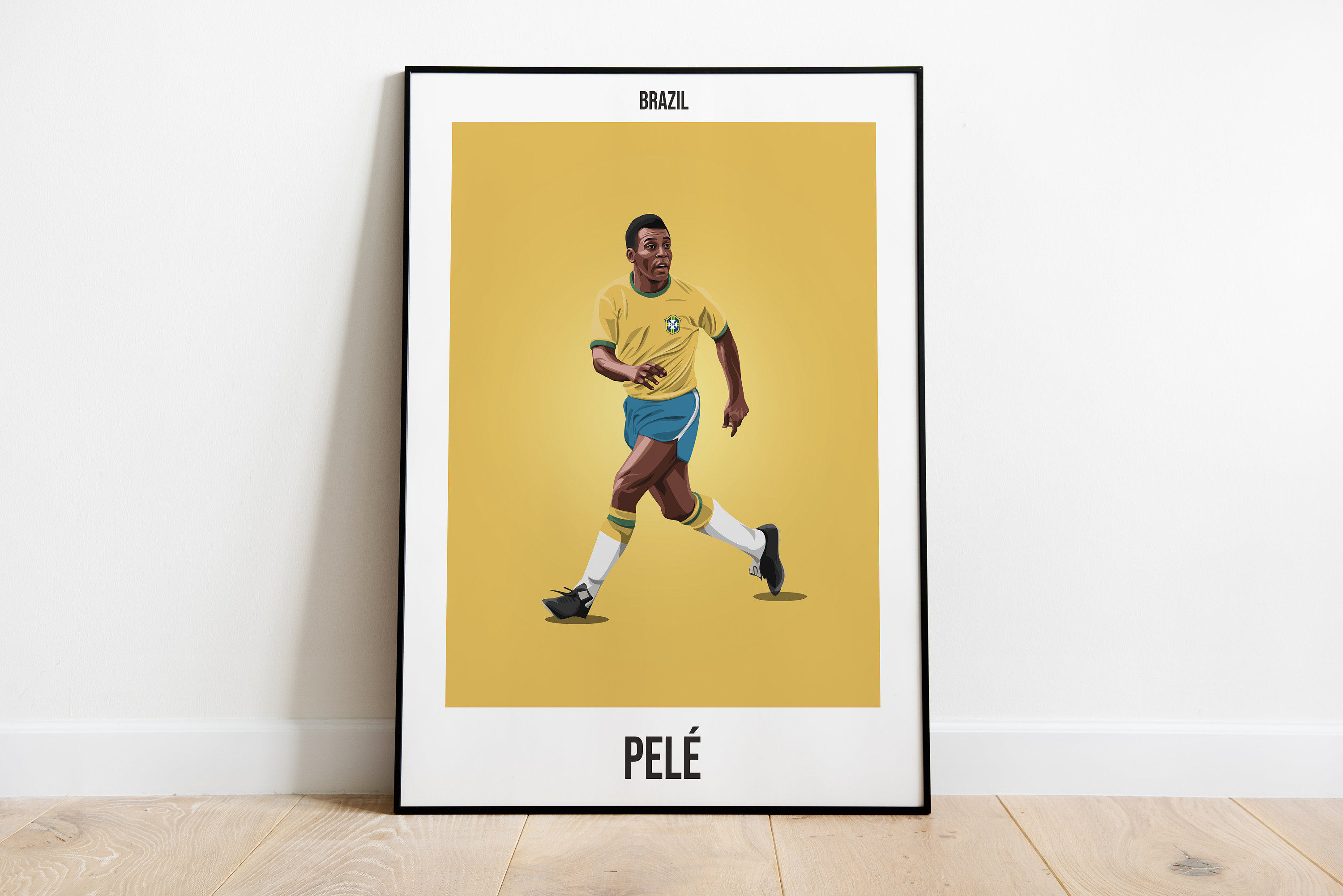 Pelé Football Poster - Etsy