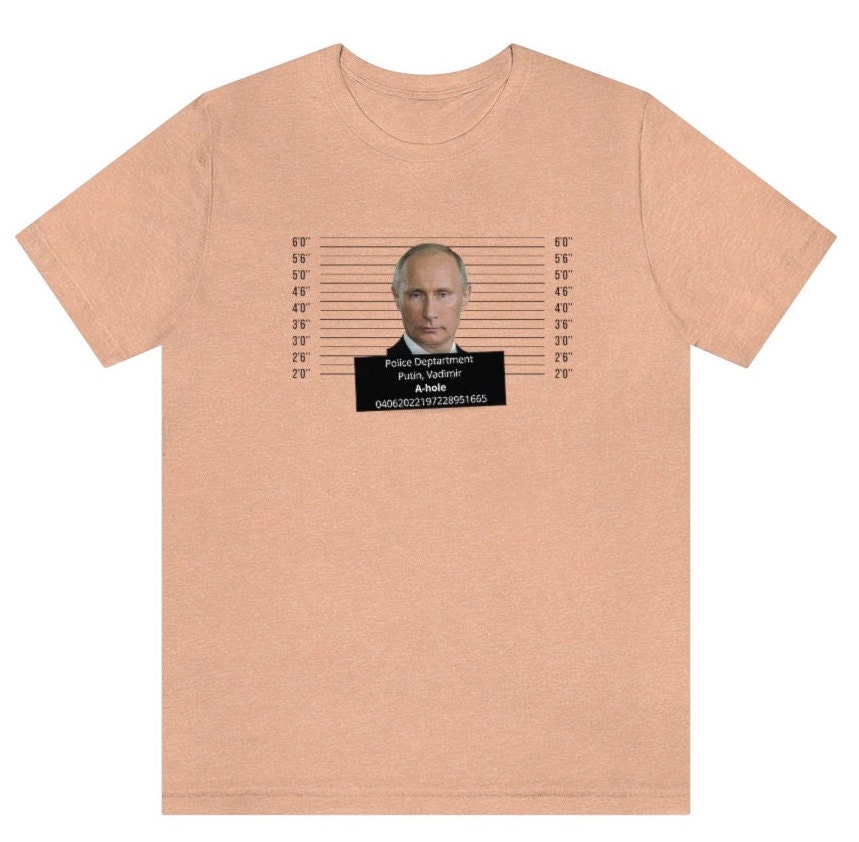 Putin Mugshot Shirt | T-shirt | Vladimir Putin T-shirt | Ukraine War ...