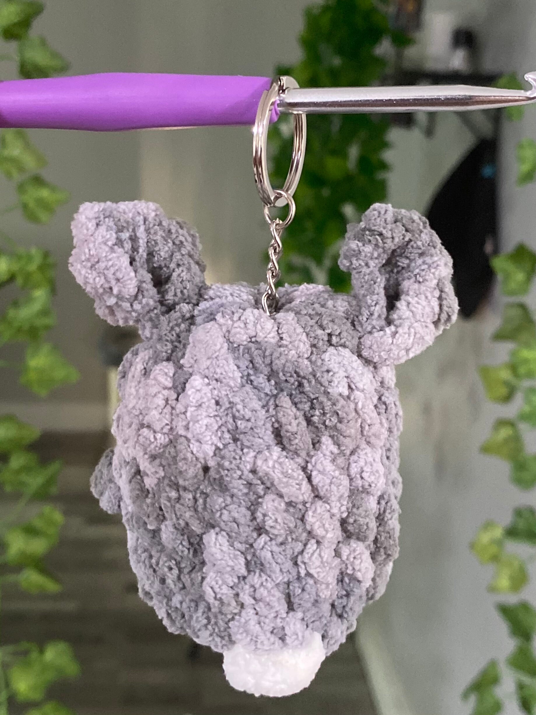 Crochet Bunny Plushie Keychains, Crochet Amigurumi, Animal Keychains ...