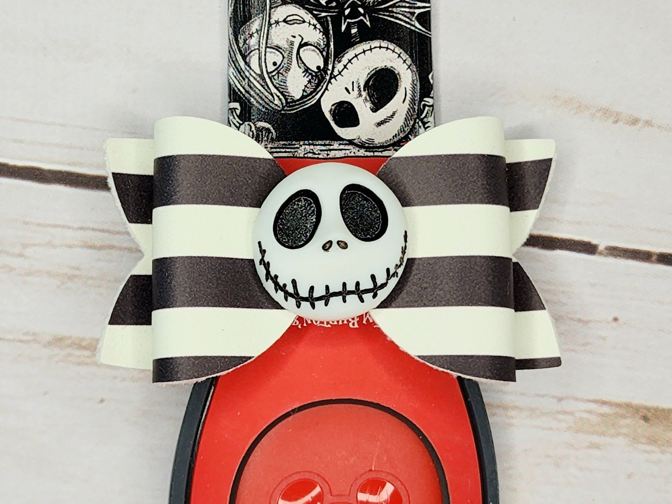 Jack Skellington Magic Band - Etsy New Zealand