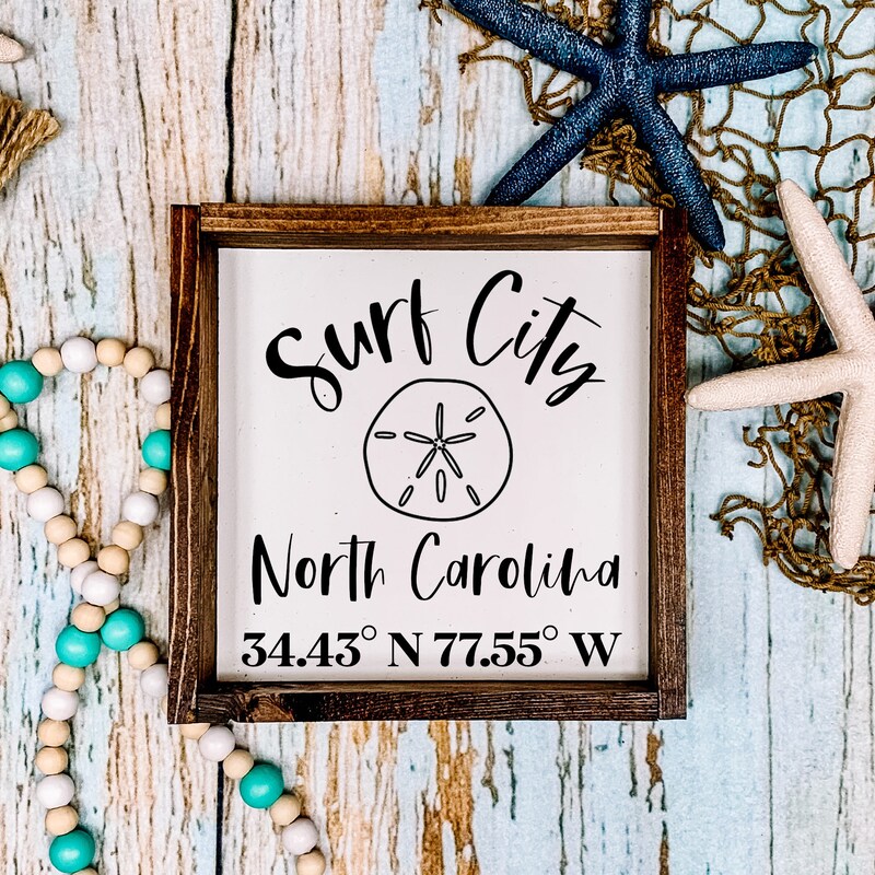 City Coordinates Sign - Etsy