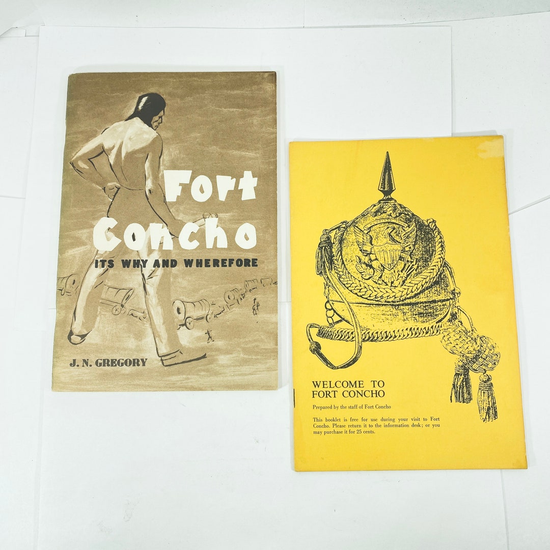 FORT CONCHO Its Why and Wherefore w Maps J.N. Gregory / - Etsy