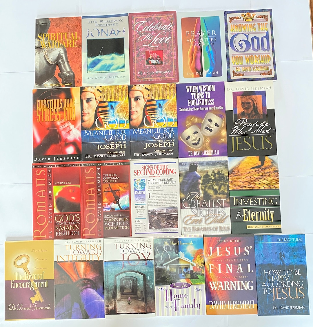 Dr. DAVID JEREMIAH Collection of 21 Study Guides Paperback - Etsy