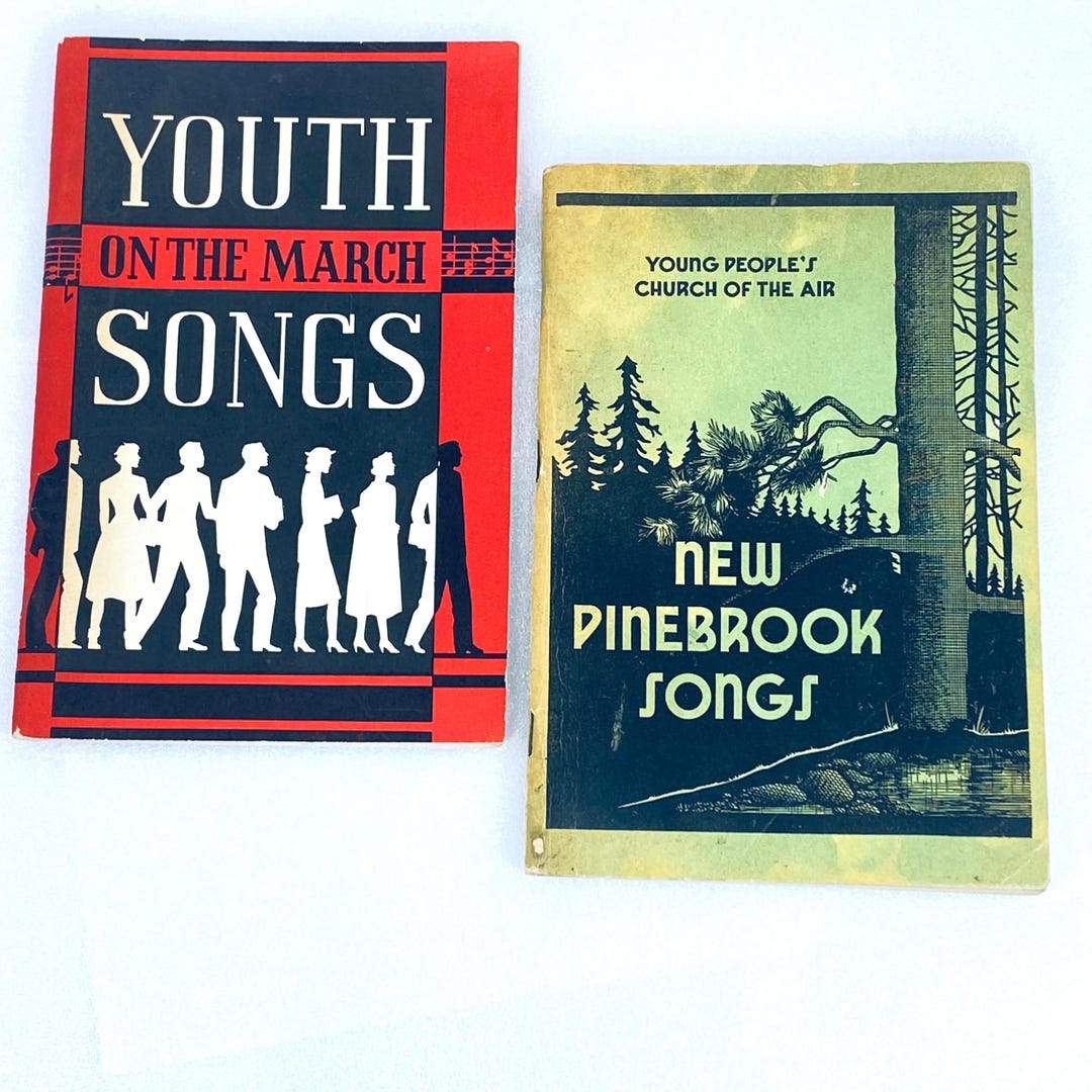 Vintage Hymnal Songbooks: New Pinebrook Songs & Youth Songs - Etsy