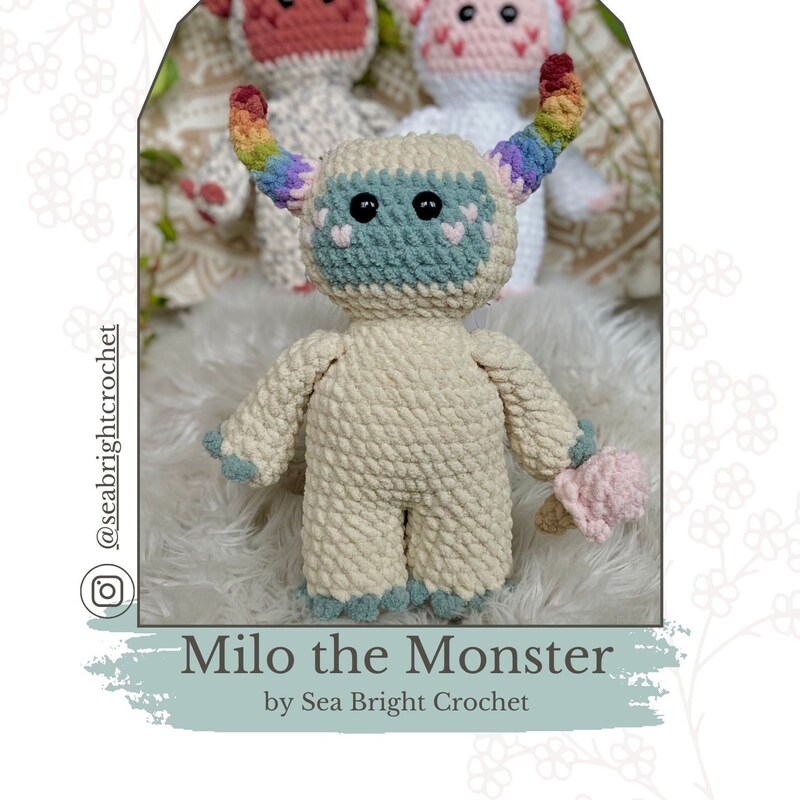 Stuffed Monster Pattern - Etsy