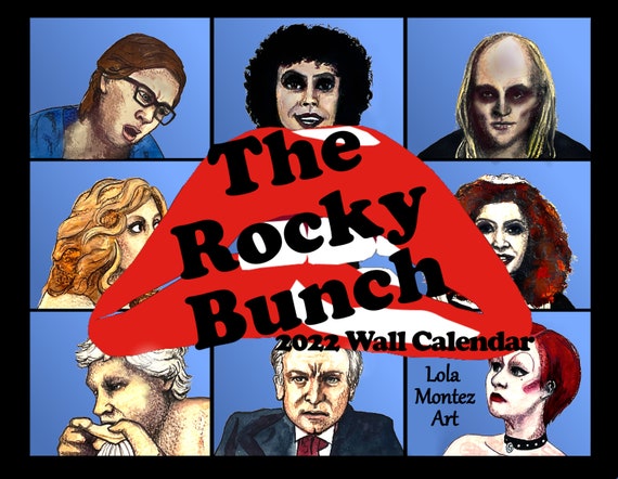 2022 Calendar Rocky Horror Parody Illustrated 2022 Artsy - Etsy