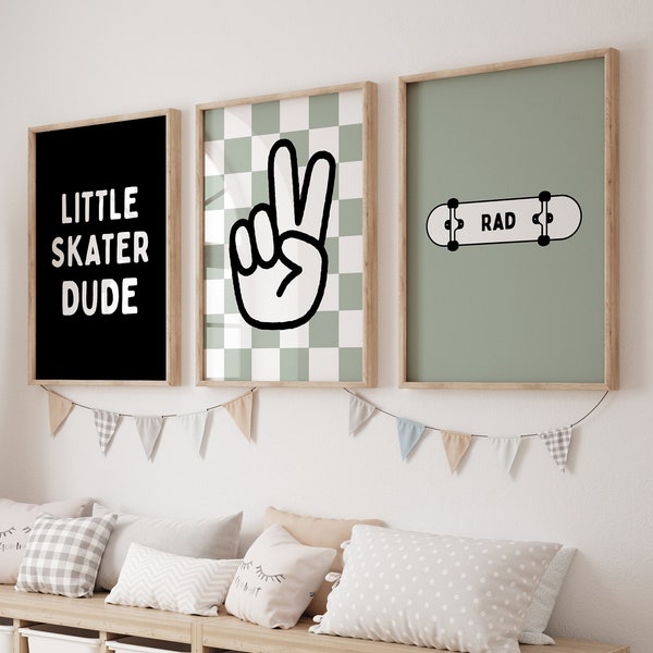 Little Rad Dude Wall Art - Etsy