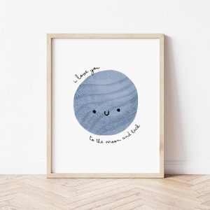 SPACE Prints Set of 3 Printable Posters | Astronaut Wall Art | Blue ...