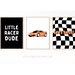 LITTLE RACER DUDE Racing Car Prints for Boys Bedroom Set of 3 Digital ...