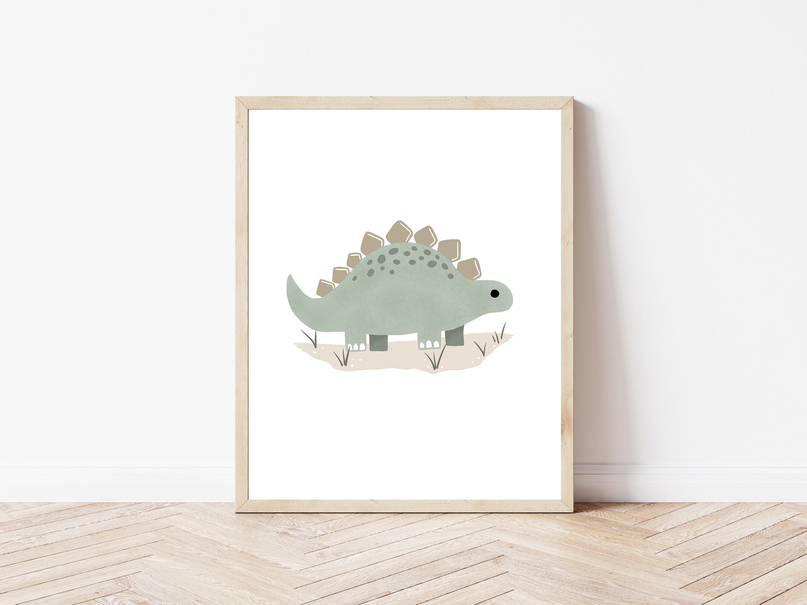 DINOSAUR Custom Name Wall Art Prints / Set of 3 Printable Dinosaur ...