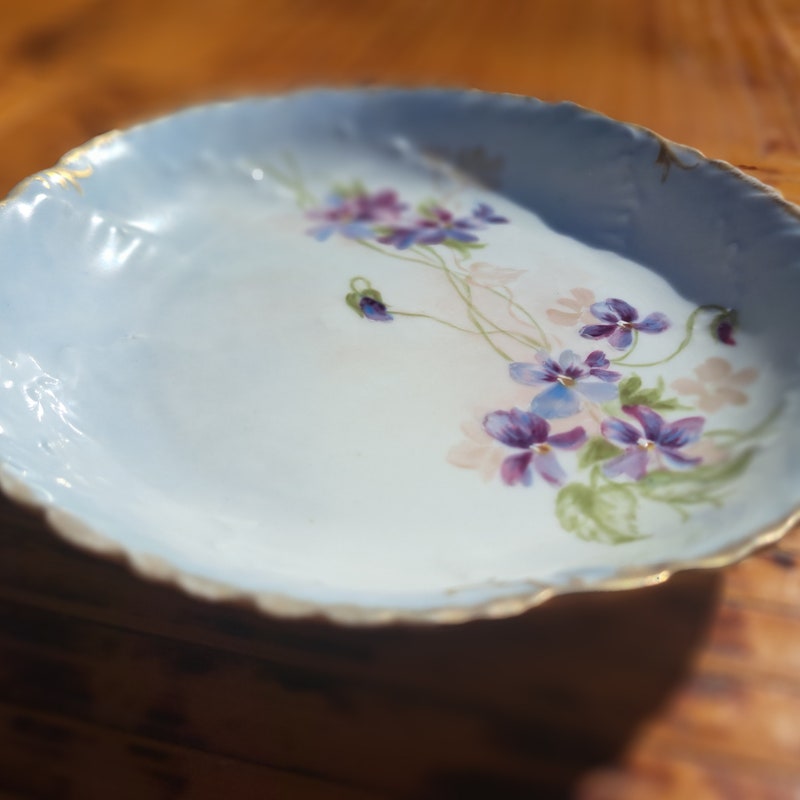 Vintage Violet Dish - Etsy