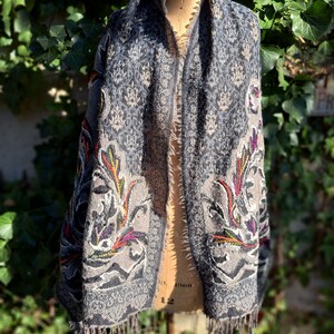 Vintage Shawl Made by the Peruvian Connection Wool and Cotton Blend ...