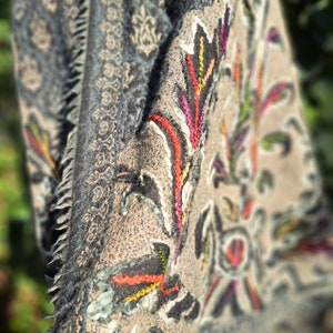 Vintage Shawl Made by the Peruvian Connection Wool and Cotton Blend ...