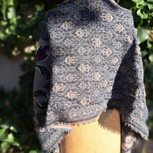Vintage Shawl Made by the Peruvian Connection Wool and Cotton Blend ...