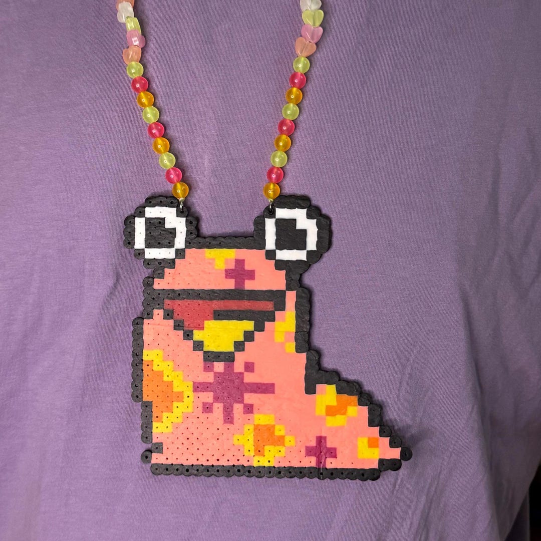 Neopets Inspired Slorg Perler Necklace - Etsy