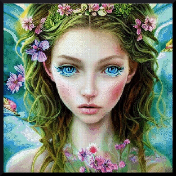 Dmc Flower Fairies Cross Stitch - Etsy