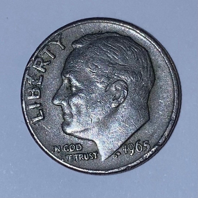 Rare 1965 Roosevelt Dime Error Coin Etsy