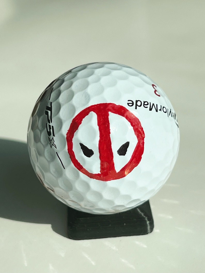 Deadpool Logo Golf Ball Marking Stencil 3D Printed - Etsy