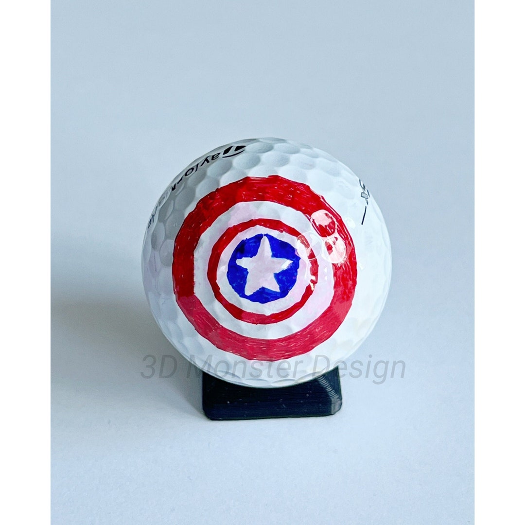 Captain America Shield Golf Ball Marking Stencil 3D Printed - Etsy