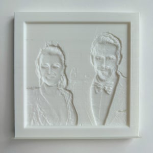 3D Printed Photo Frame - Personalized Valentines Day Gift, Birthday ...