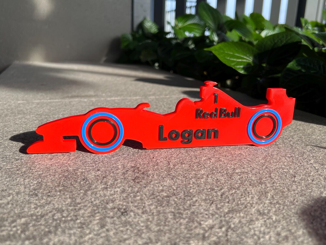 Personalized Formula 1 Name Plate - 3D Printed - Etsy