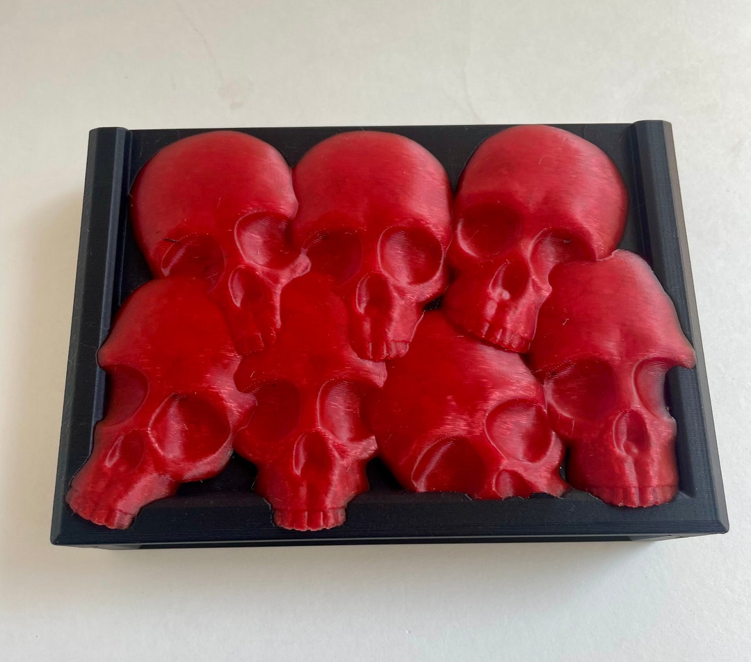 Skull Deck Box With Magnets - Etsy