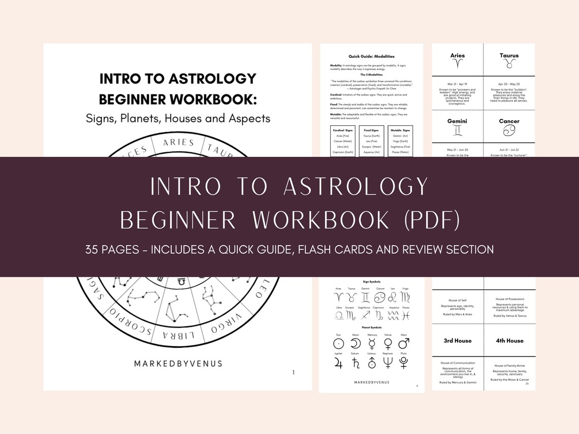 Astrology Basics Cheat Sheet Flashcards & Review Sheets | Learn ...