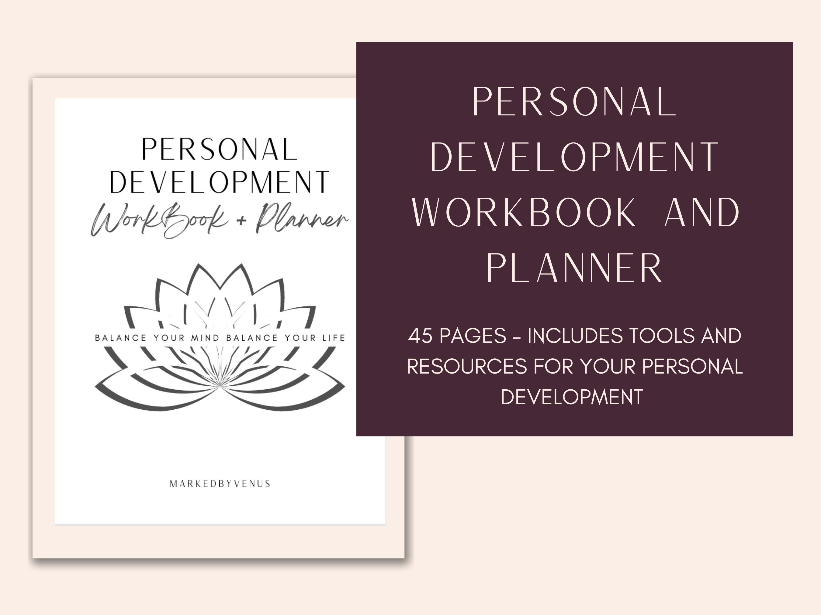 Self Development Printable PDF Workbook Ikigai, 30 Day Challenge ...
