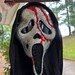 Custom Made Fully Rhinestoned Blood Drip Ghostface Scream Mask - Etsy