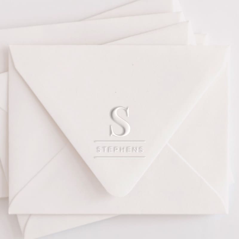 Embossed Name - Etsy