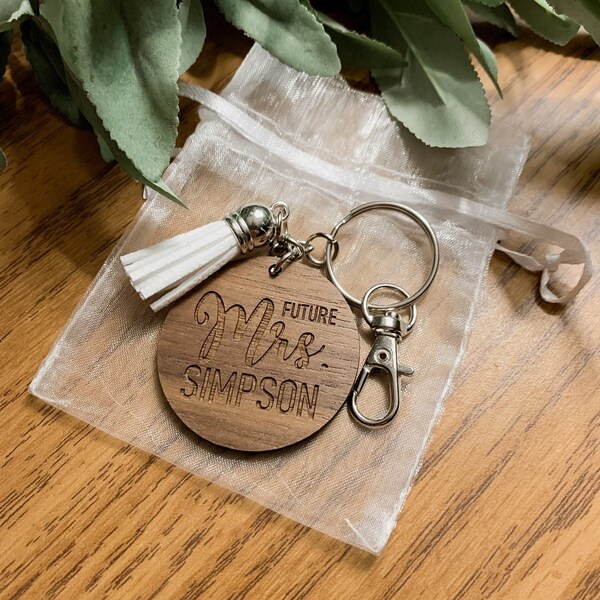 Wood Key Chain - Etsy